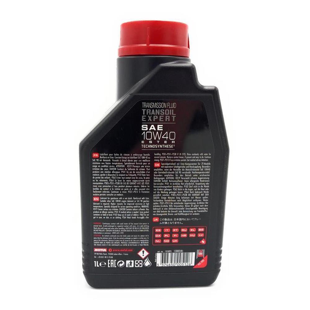 Motul Transoil Getriebeöl 10W40 2T vollsynth. Ester (EXPERT) 1L - ZAP ...